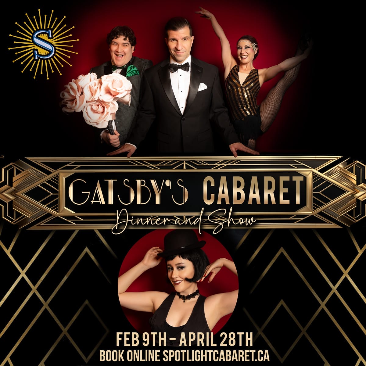 *SOLD OUT* Gatsby's Cabaret Dinner & Show Thursday • Spotlight Cabaret