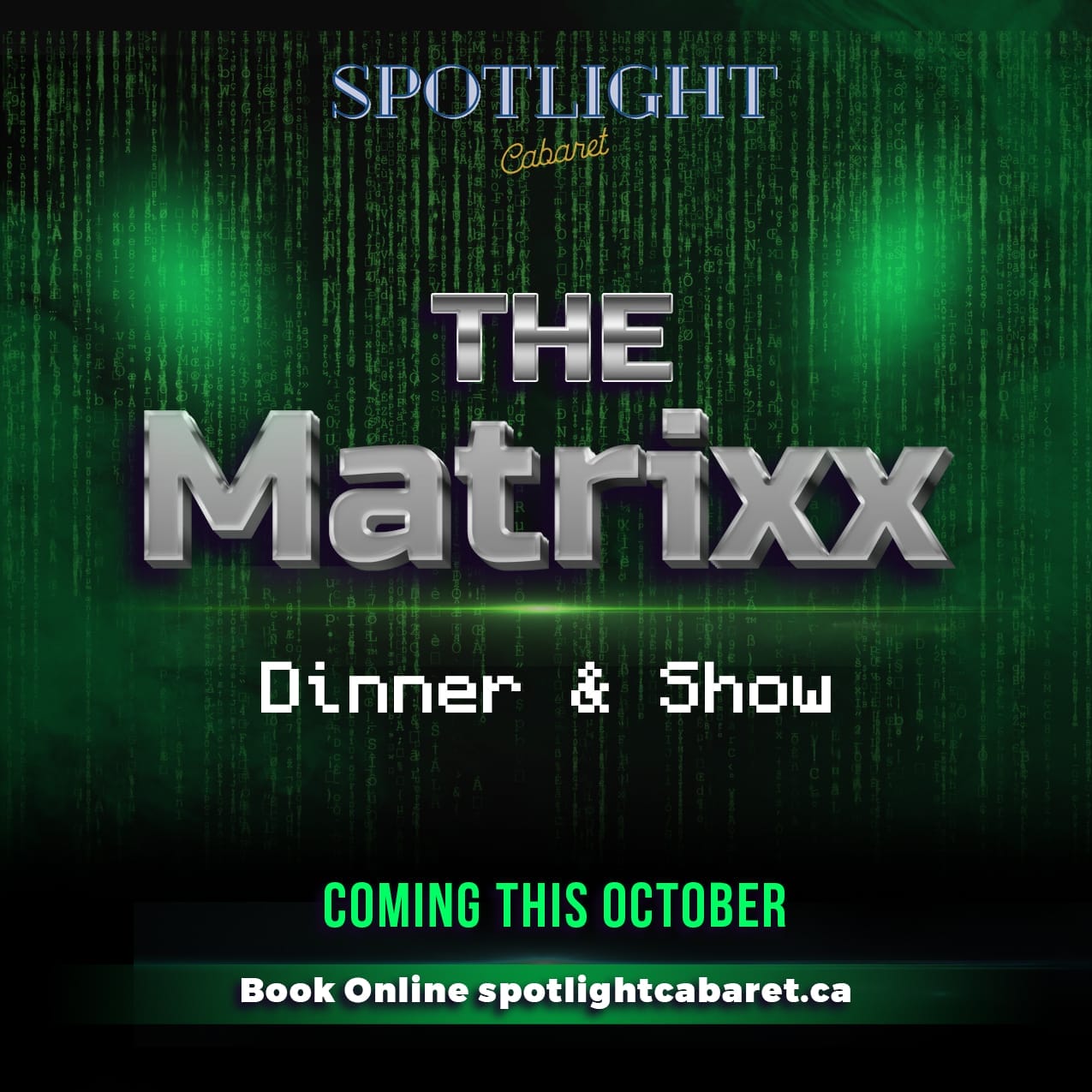 *SOLD OUT* The Matrixx Dinner & Show Wednesday • Spotlight Cabaret